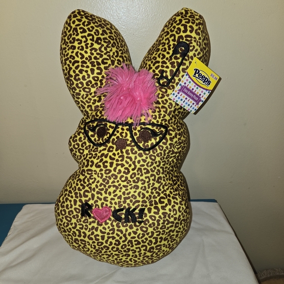 Peeps | Toys | Leopard Print Bunny Plush Toy | Poshmark